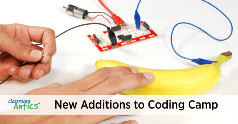 Makey Makey - A New Addition to Coding Camp - Classroom Antics