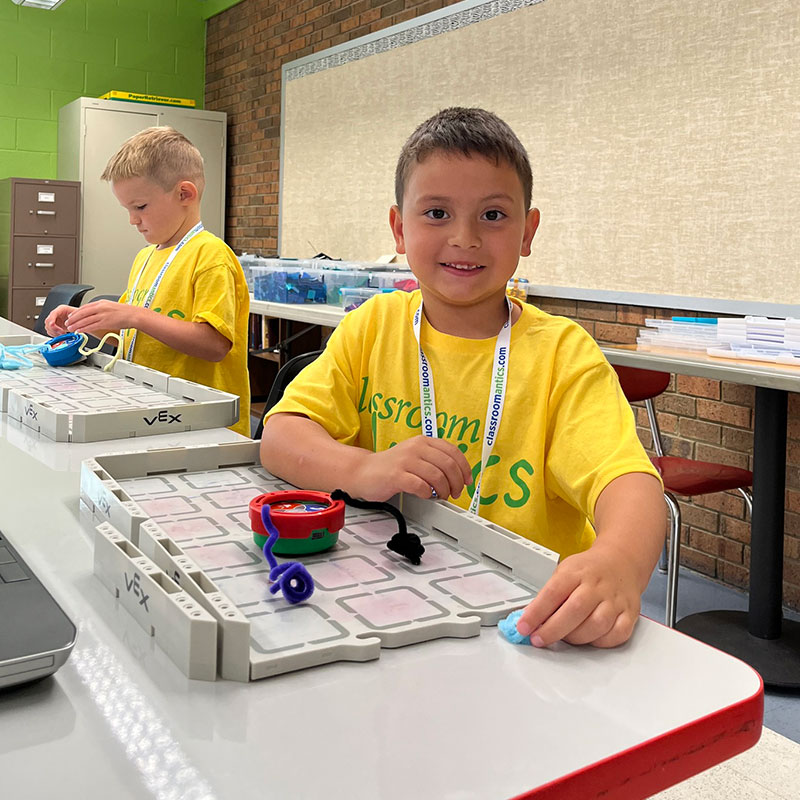 Minecraft & Bots | Minecraft & VEX 123 Robotics Summer Camp